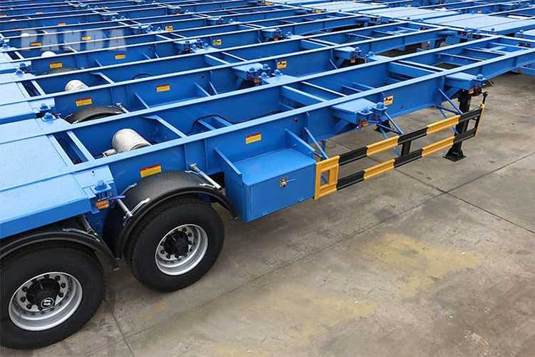 2 Axle 40FT Container Chassis Trailers - Shandong SF Vehicle Co., Ltd