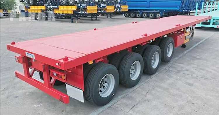 4 Axle Platform Semi Dump Trailers - Shandong SF Vehicle Co., Ltd