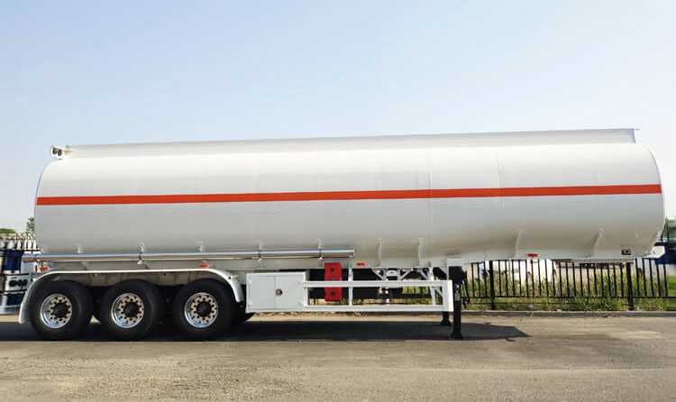 45000L Aluminum Alloy Fuel Semi Tanker Trailer - Shandong SF Vehicle Co ...