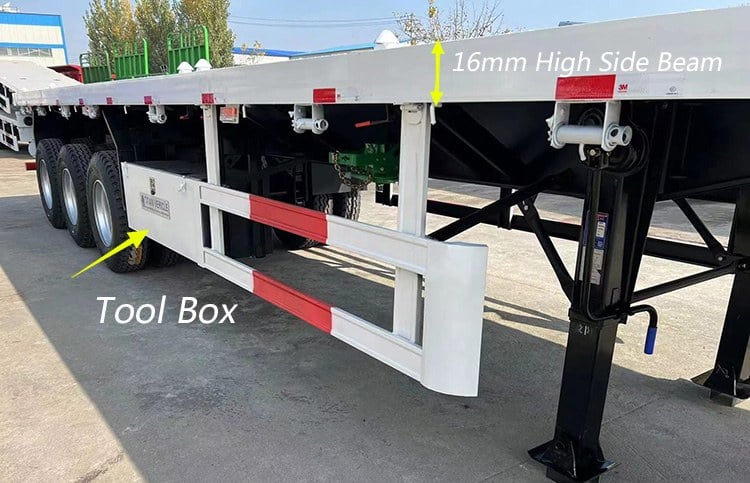 Container Flatbed Semi Trailer Truck - Shandong SF Vehicle Co., Ltd